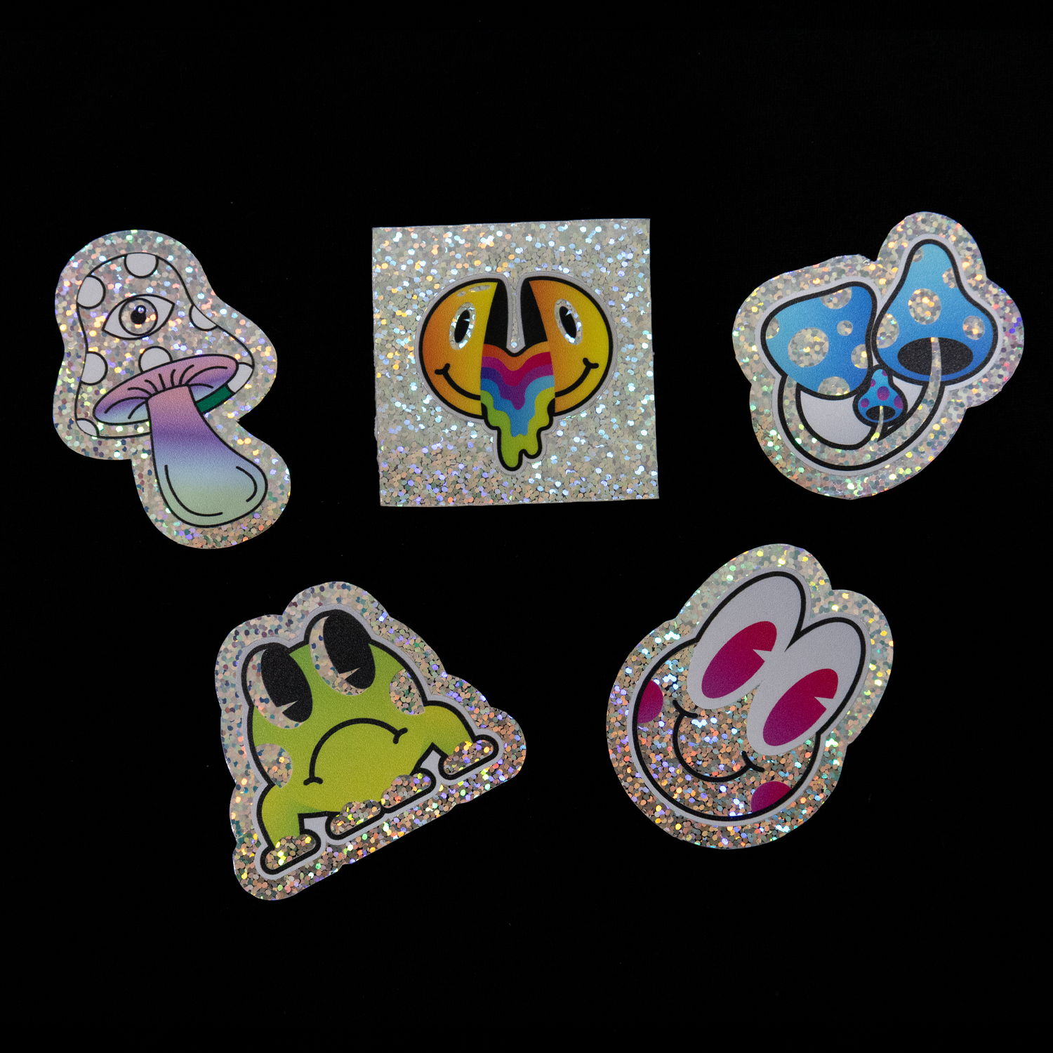 Premium Glitter Stickers - Sparkle Up Your World | Custom Glitter Stickers